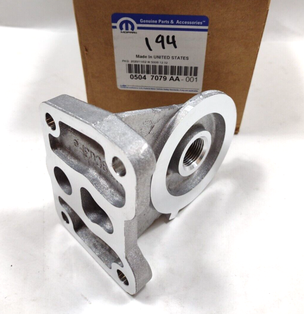 Genuine OEM Mopar Dodge Journey Compass Engine Oil Filter Adapter 5047 ...